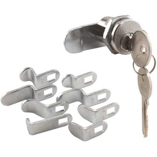 Prime-Line 897585-BNT Mailbox Lock, 9 Cam Hudson HL-1 Keyway