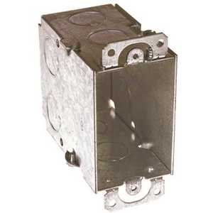 RACO 590 3 in. x 2 in. Switch Box Gangable 3-1/2 in. Deep with Nine 1/2 ...