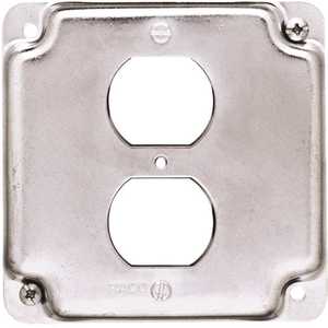 RACO 902C 4 in. Square Exposed Work Cover for Duplex Receptacle