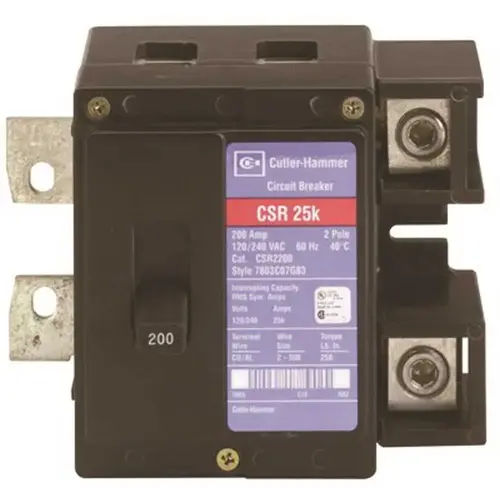 Eaton CSR2125N CSR 125 Amp 2-Pole 25 kAIC Main Circuit Breaker Buy Now