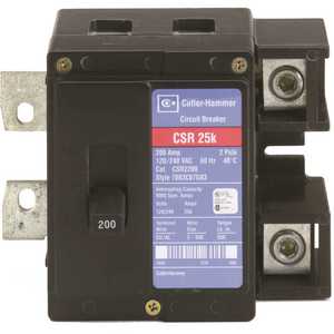 Eaton CSR2200N CSR 200 Amp 2-Pole 25 kAIC Main Circuit Breaker