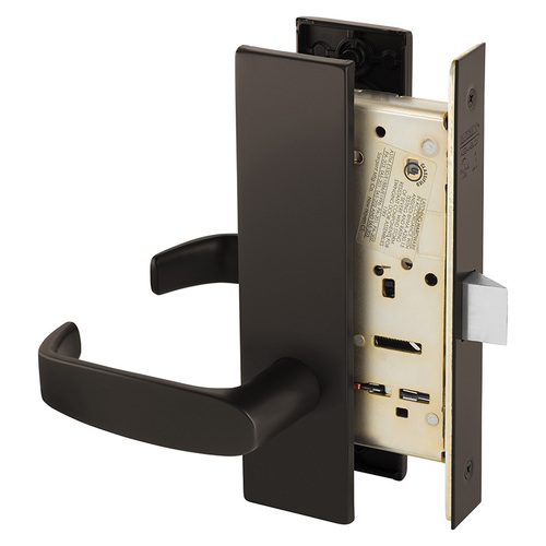 Sargent 8215 LE1L 10BE Manufacturing Mortise Lock Dark Oxidized Bronze