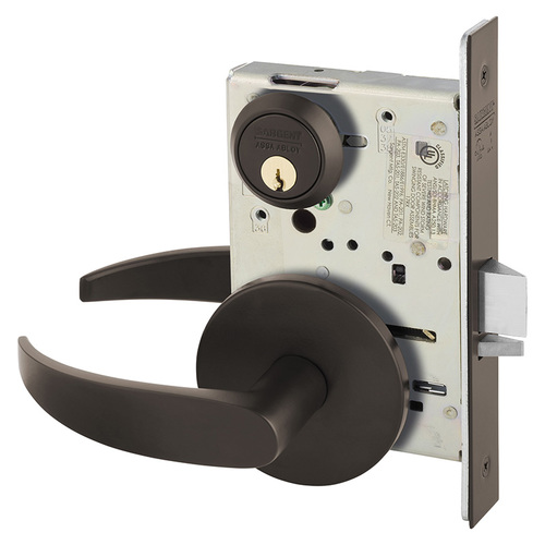 Sargent 8204 LP 10BE Manufacturing Mortise Lock Dark Oxidized Bronze