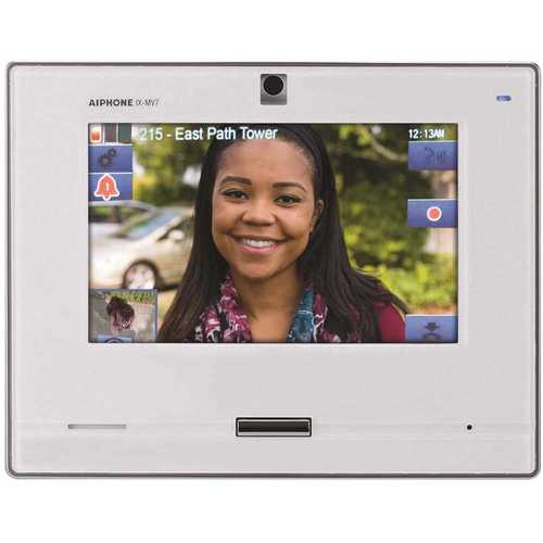 Aiphone IX-MV7-W IX Series Surface Mount 1-Channel IP Video Master ... Aiphone IX-MV7-W IX Series Surface Mount 1-Channel IP Video Master ...