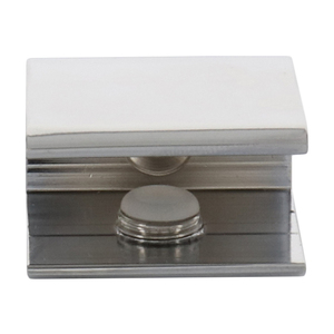CRL FA10CH Polished Chrome Small Square Interior Shelf Clamp