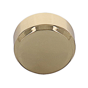 CRL MC02BR Polished Brass Round Mirror Clip Set