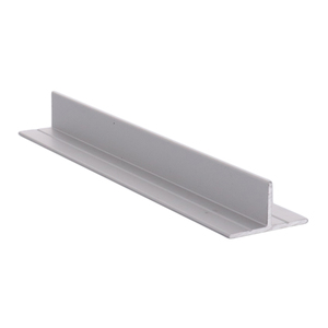 CRL D608A Satin Anodized T-Bar Aluminum Channel - 144" Stock Length