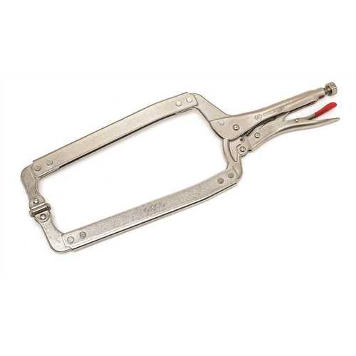 Apex Tool Group C18CCSN Crescent 8 in. C-Clamp with Swivel Pads