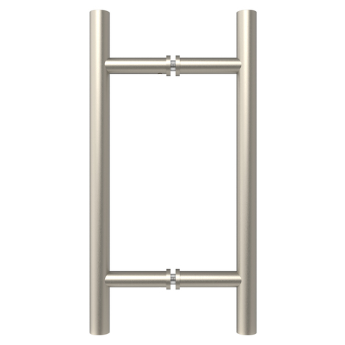 CRL LP8X8BN Brushed Nickel 8" Ladder Style Back-to-Back Pull Handles