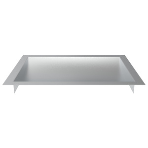 Brixwell CDT1612B Brushed Stainless Steel Recessed Drop-In Deal Tray 16 ...