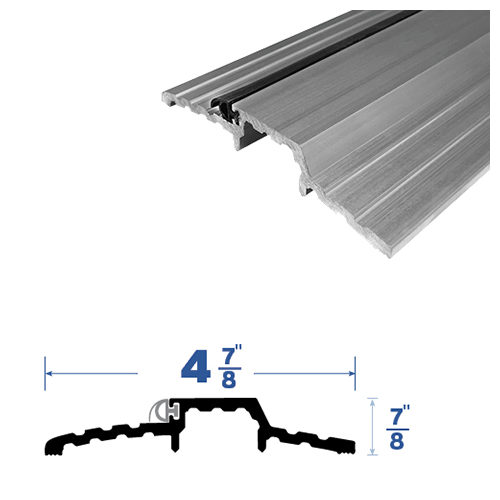 Brixwell 19-1344aL-36 Rabbeted Threshold aluminum 36in