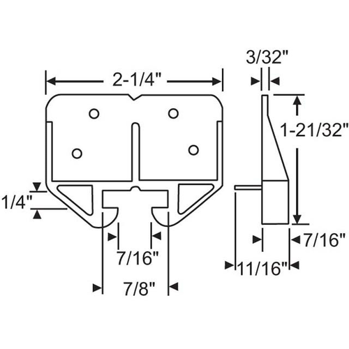 Brixwell 45-15 Drawer Guide