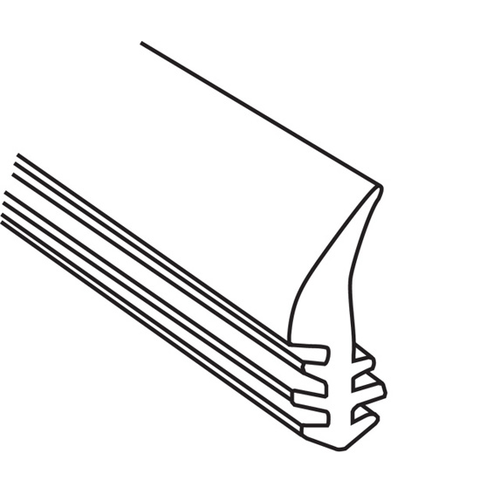 Brixwell 68-1 100ft Gray Vinyl Glazing spline