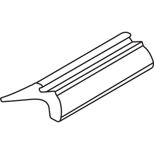 Brixwell 68-4 100ft Gray Vinyl Glazing spline