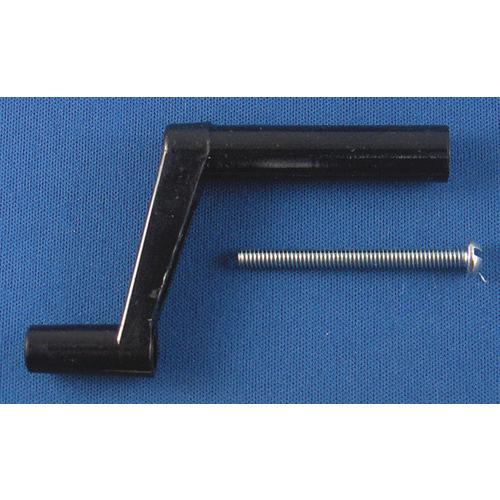 Brixwell 881c Blk 1-3/4 Blk Plastic Crank Handle 1 Per Card With Screw