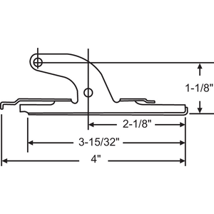 Brixwell 900-7713 Jalousie Clip Set left And Right Hand jwC-2 aluminum ...