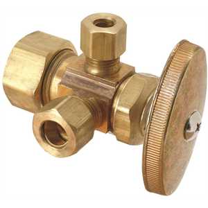 BrassCraft CR1901LRX R1 1/2 in. Nominal Compression Inlet x 3/8 in. O.D. Compression x 3/8 in. O ...