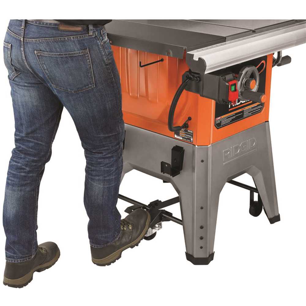 Ridgid table saw cast iron store