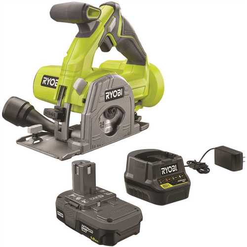 RYOBI P555KN ONE+ 18V Cordless Multi-Material Saw Kit with (1) 1.5 Ah ...