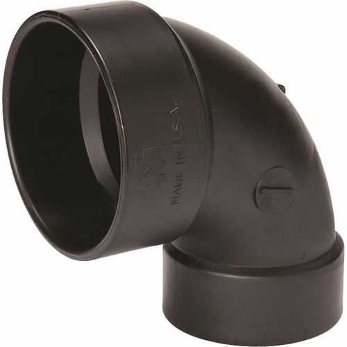 NIBCO C5807CLHD43 4 in. x 3 in. ABS DWV 90-Degree Hub x Hub Closet Elbow