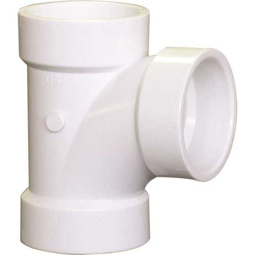 NIBCO C4811HD443 COPY 0 4 in. x 4 in. x 3 in. PVC DWV All Hub Sanitary ...