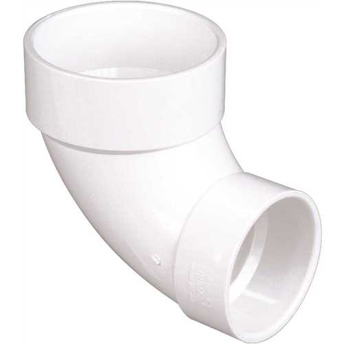 NIBCO C4807CLHD43 COPY 0 4 in. x 3 in. PVC DWV 90 Degree Hub x Hub ...