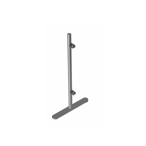 CRL PP24E Round Portable Partition End Post, 24" (610 mm)