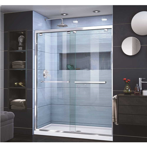 DreamLine SHDR-1660760-01 Encore 56 to 60 in. x 76 in. Semi-Frameless ...