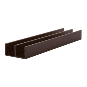 CRL D603DU Duranodic Bronze "Standard" Aluminum Upper or Lower Channel ...