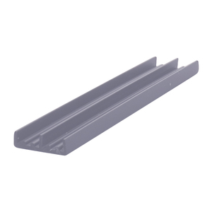 CRL D702GRY Gray Lower Plastic Track for 1/4" Sliding Panels - 144 ...