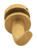 CRL DRH1BR Polished Brass Designer Robe Hook