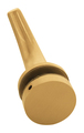 CRL DRH1BR Polished Brass Designer Robe Hook