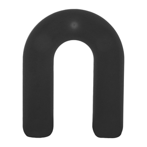 CRL PHS24 Black 1/4" x 3" Plastic Horseshoe Shims