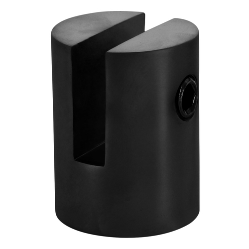 CRL SM14MBL Matte Black Slot Mount Standoff for 1/4" Panels
