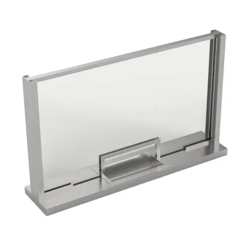 Armortex 1WHTFS Custom Windows Hinged Panel Transaction Frame Stainless ...