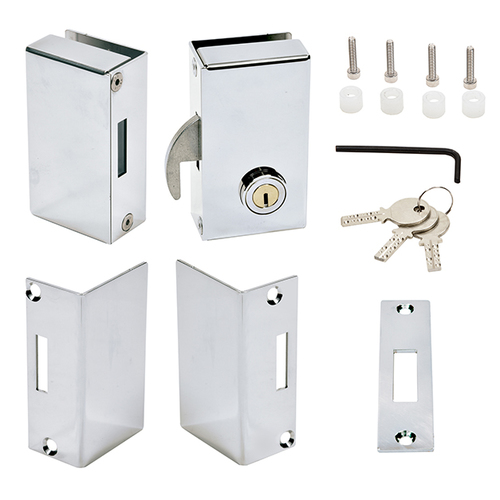 CRL SGDLPSR Right Hand Sliding Glass Lock Polished Stainless