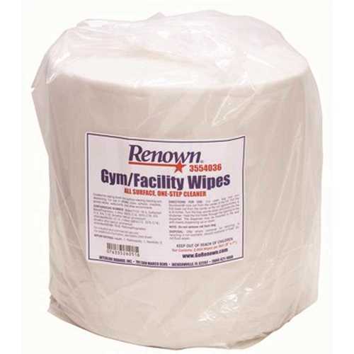 Renown REN15747005 All-Surface Cleaning Facility Gym Wipe Rolls - pack of 2