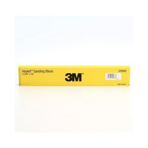 3M 05688 Sanding Block, 16 in Dia L x 2-5/8 in W, Hook and Loop Attachment