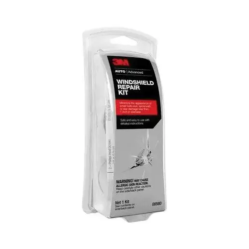 3M 08580 1-Component Windshield Repair Kit, Liquid, Slightly Yellow Buy Now