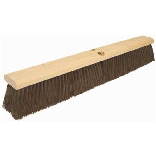 Renown 366224AM03 24 in. Polypropylene Medium Heavy Sweep Broom Center ...