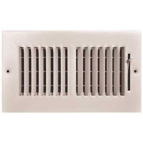 TruAire 102M 08X04 8 in. x 4 in. 2-Way Steel Wall/Ceiling Register