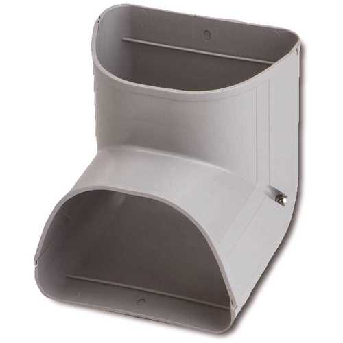 RectorSeal 84342 4-1/2 in. 90-Degree Inside Vertical Elbow in Gray