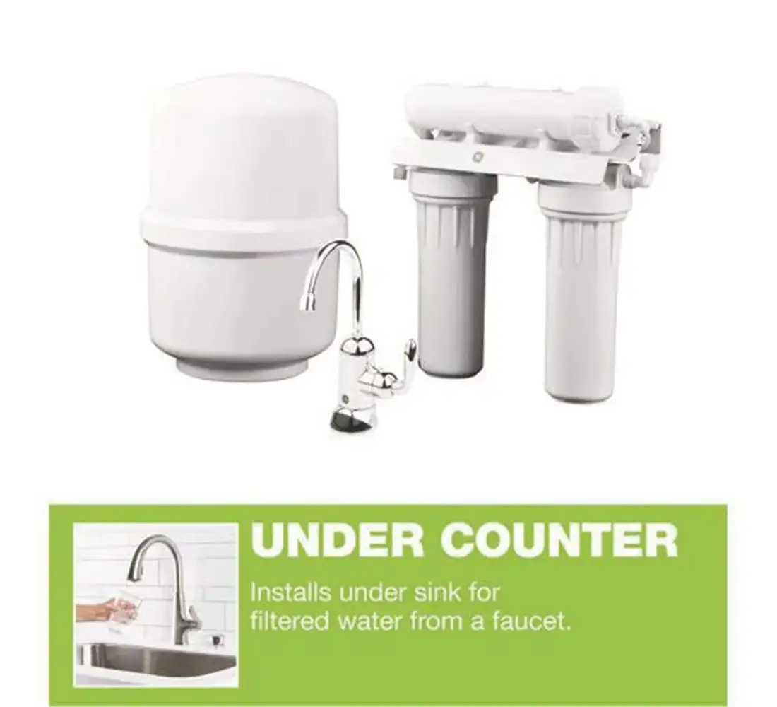 Ge Reverse Osmosis Filtration System PUR 3 Stage Under Sink Universal