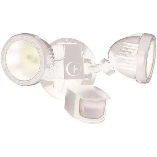 Hubbell Lighting ML-2L3K-1-WH Marshal 26.6-Watt White Motion Activated ...