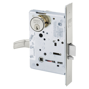 Sargent 8292 LL 32 Mortise Lock Bright Stainless Steel