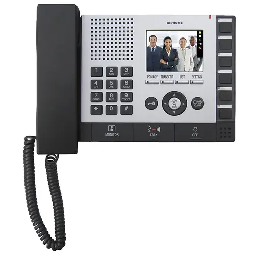 Aiphone IS-MV IS Series Wall or Desk Mount 1-Channel Color Video Master ...