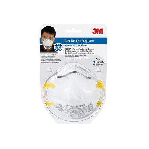 3M 08654 8210 Series Disposable Performance Respirator, N95 Filter ...