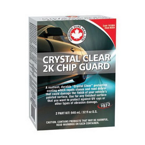 DOMINION SURE SEAL 101007 BCG4G Crystal Clear 2K Chip Guard, 946 mL ...
