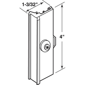 CRL F2500 Aluminum Sliding Window Latch and Pull for HiLite Convertible ...