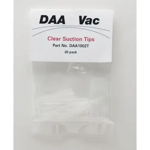 SATA DAA1002T Disposable Tip, Clear, Use With: Dan-Am Air Vac Buy Now